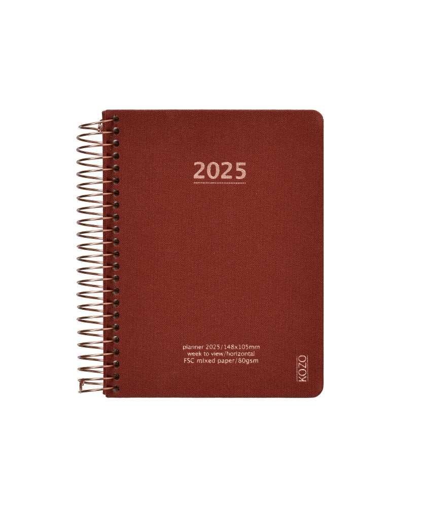 KOZO Ugekalender 2025 A6 Bric - Kalender - papiret.dk