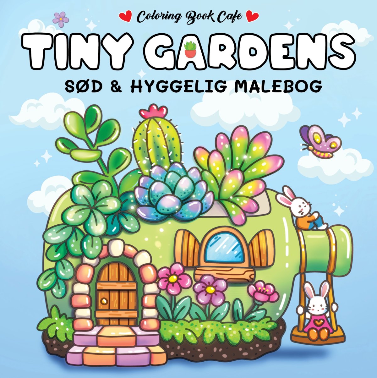Cozy Malebog - Tiny Gardens - Bøger - papiret.dk
