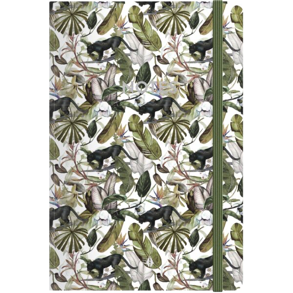 Notebook Deluxe - Notes Panther - Indbundet - staxenshop.dk